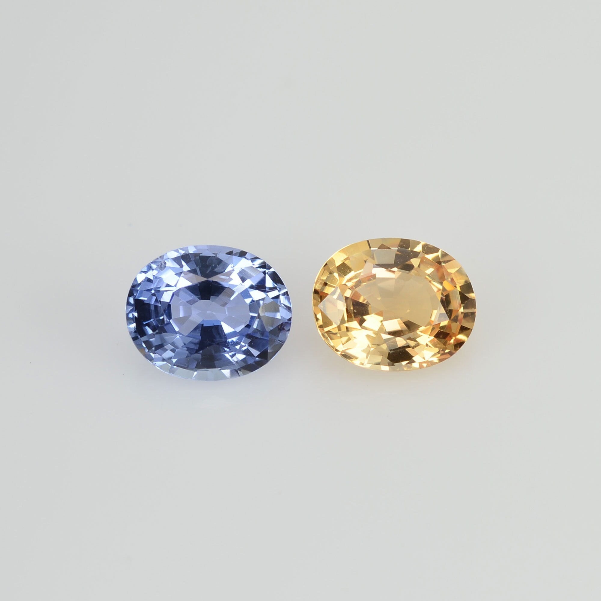 1.63 cts Natural Fancy Sapphire Loose Pair Gemstone Oval Cut – Thai Gems