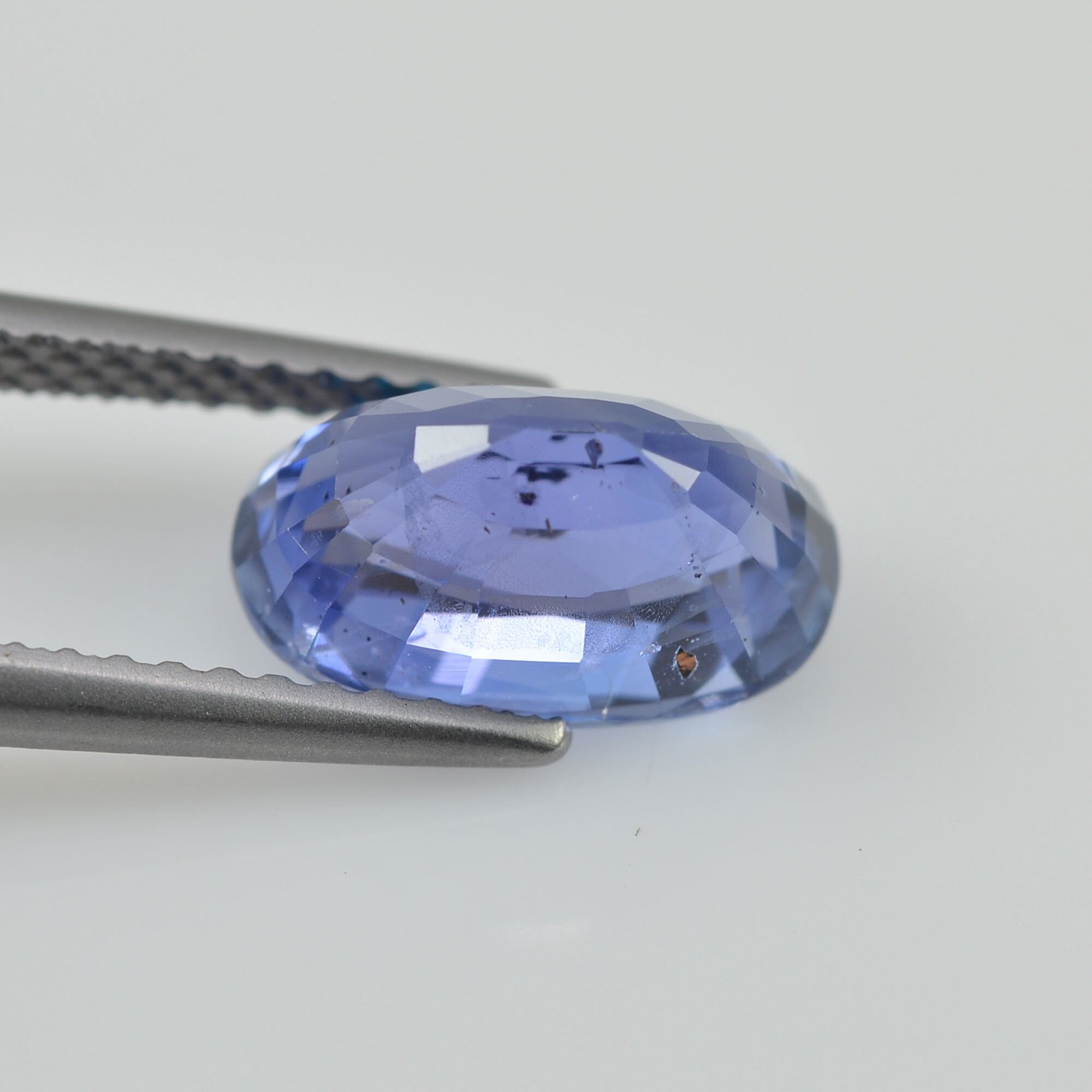3.18 cts Unheated Natural Blue Sapphire Loose Gemstone Oval Cut Certif ...