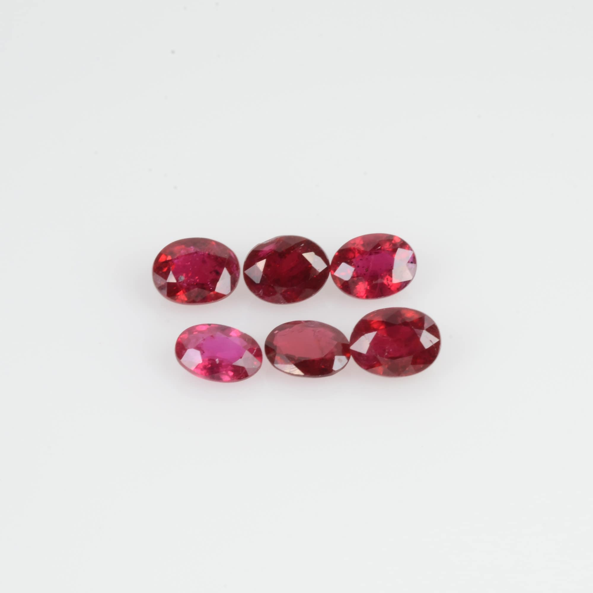 4x3 Natural Africa Ruby Loose Gemstone Oval Cut – Thai Gems